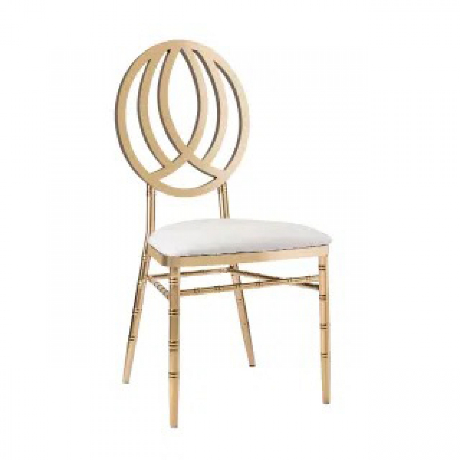 Double Ring Chair – Gold - Ideal Room Decor