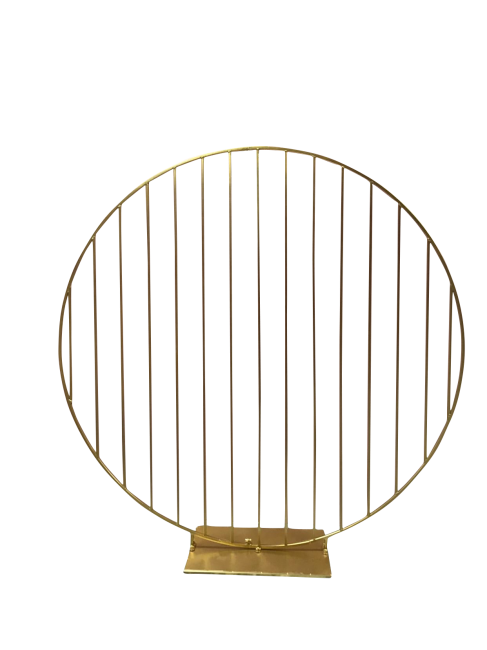 Wire Round Frame – Gold - Ideal Room Decor